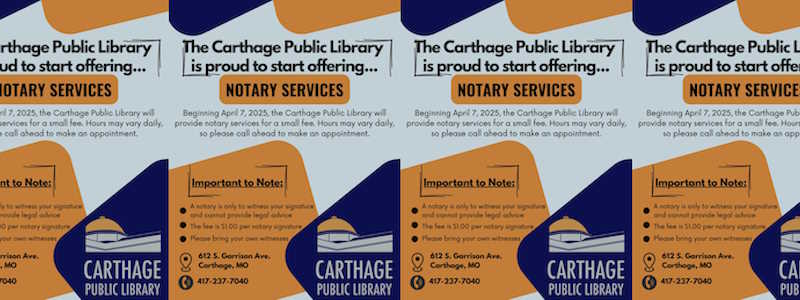 Carthage Public Library – Carthage, Missouri